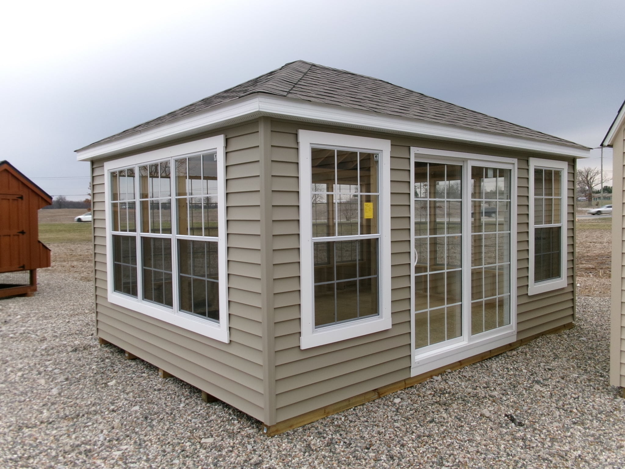 12x16 Sunroom - Jim's Amish Structures